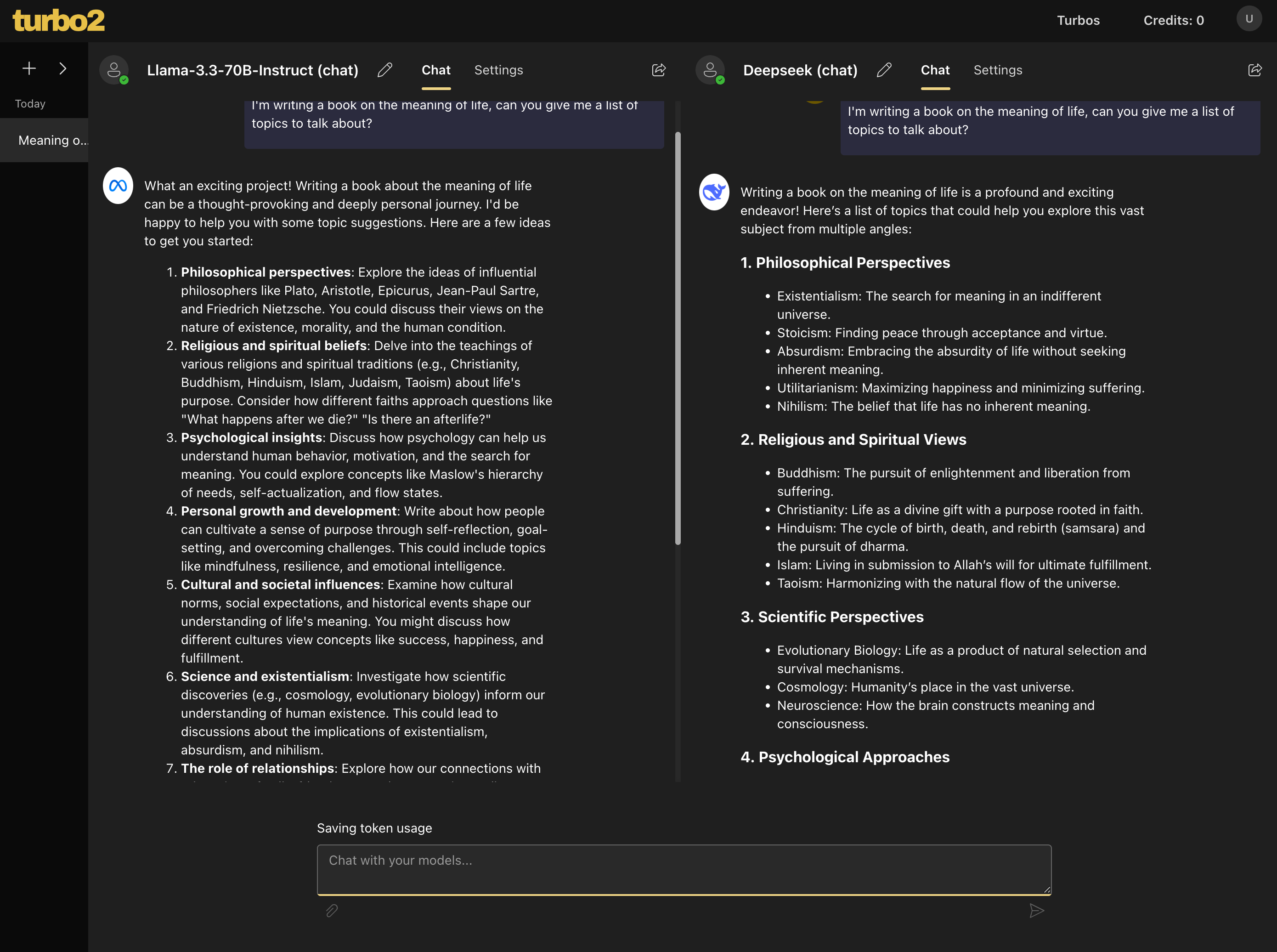 Turbo2 - All the AI models in one apps